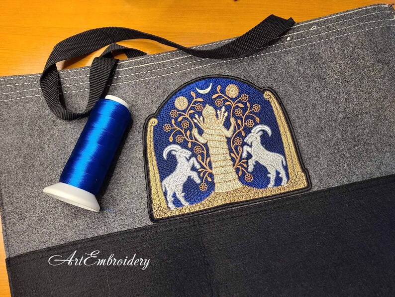 Our Lady of Mesopotamia Machine Ancient Mythology Embroidery - Etsy