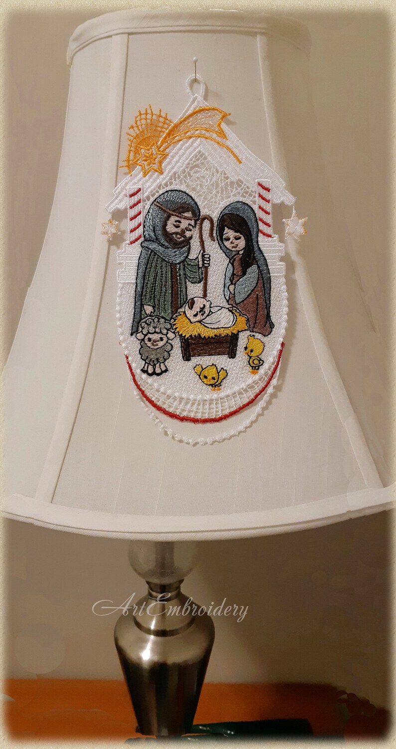 FSL Nativity Machine Embroidery Freestanding Lace Design in - Etsy Canada