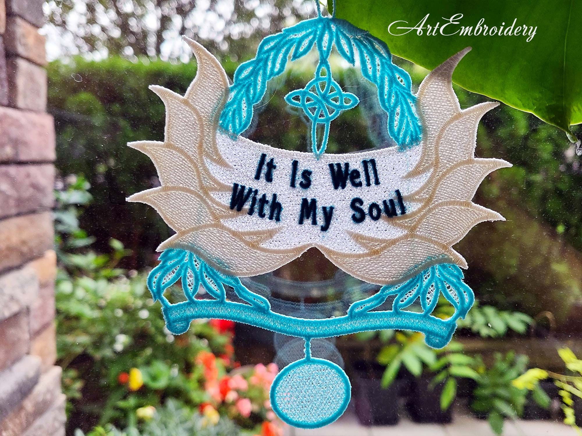 Christian Memorial FSL Ornament Machine Embroidery ITH - Etsy