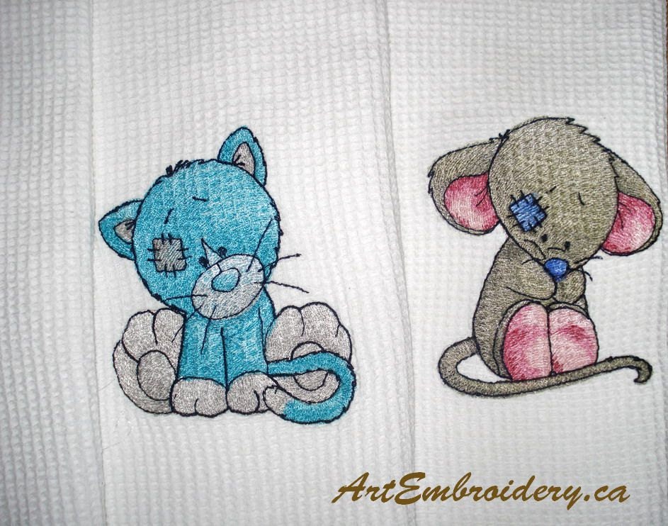 Mouse - Machine Embroidery Designs Set for a Babies and Children of a ...
