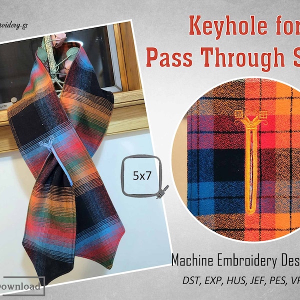 Fleece Keyhole Scarf - Etsy