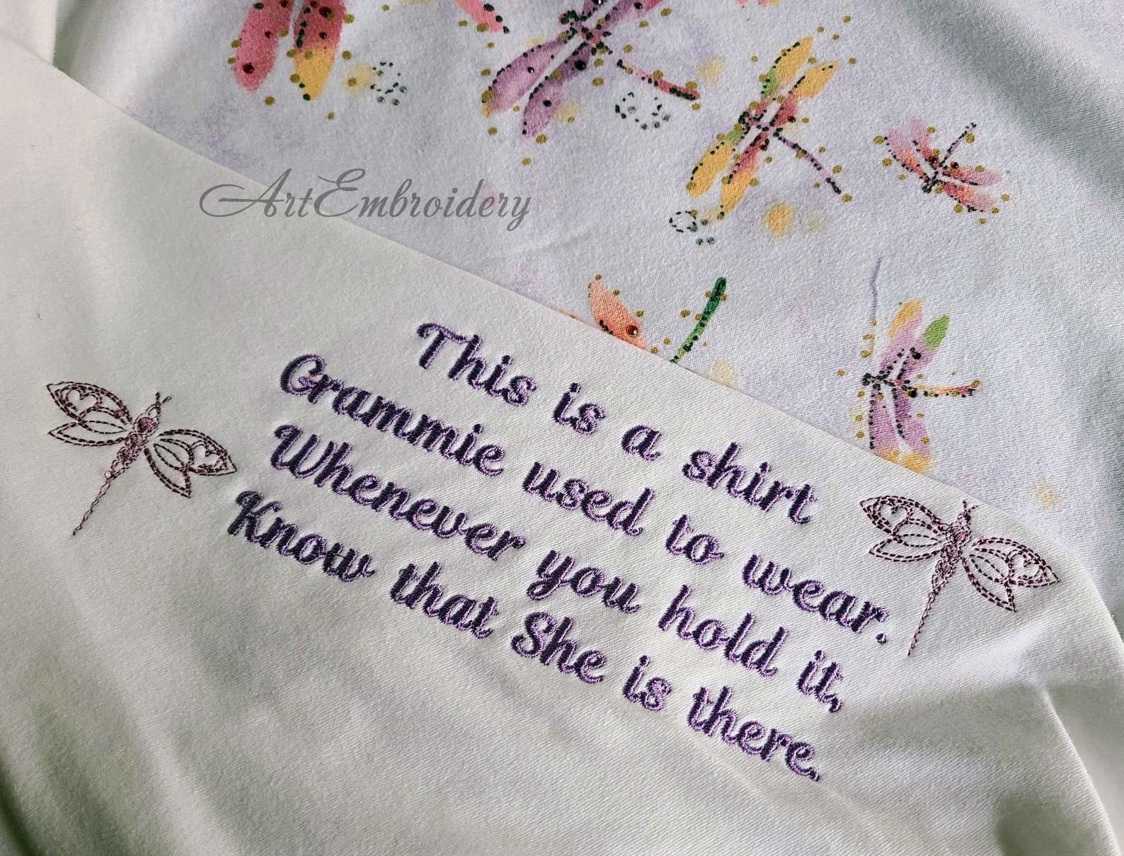 Memory Grammie Pillow Poem Machine Embroidery Designs Set | Etsy