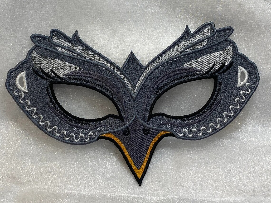 Bird Masks - Embroidery Designs Set in FSL, Applique or Patch-making ...