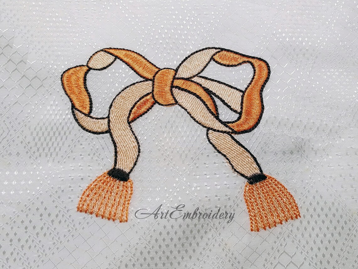 Vintage Bow Machine Embroidery Vintage Designs Set 3 - Etsy