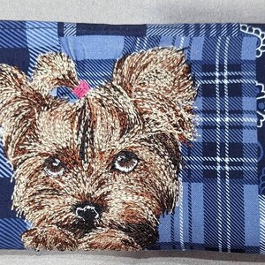 Shy Yorkie - Machine Embroidery Design in 3 Sizes - Etsy