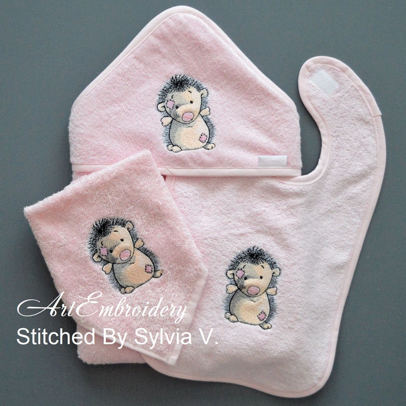 Hedgehog Machine Embroidery Designs Set for a Babies and - Etsy
