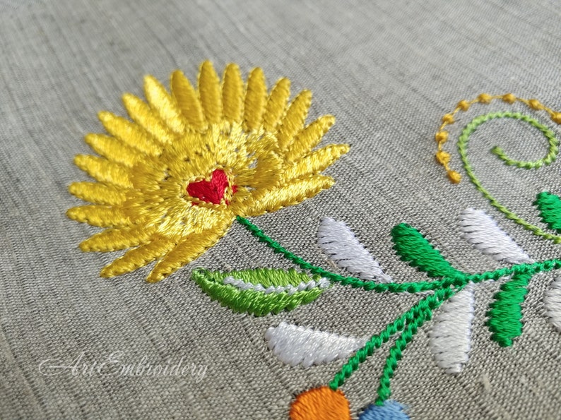 Portuguese Folk Embroidery Machine Embroidery Designs Set - Etsy