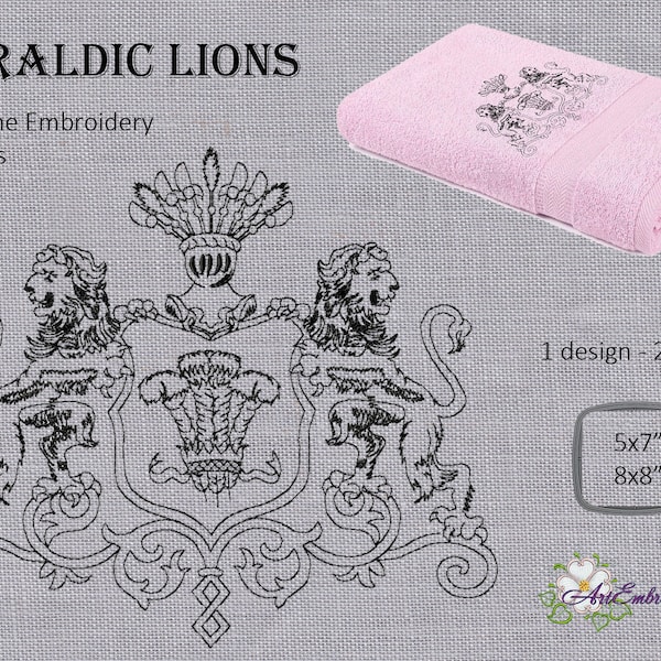 Family Crest Embroidery Design - Etsy