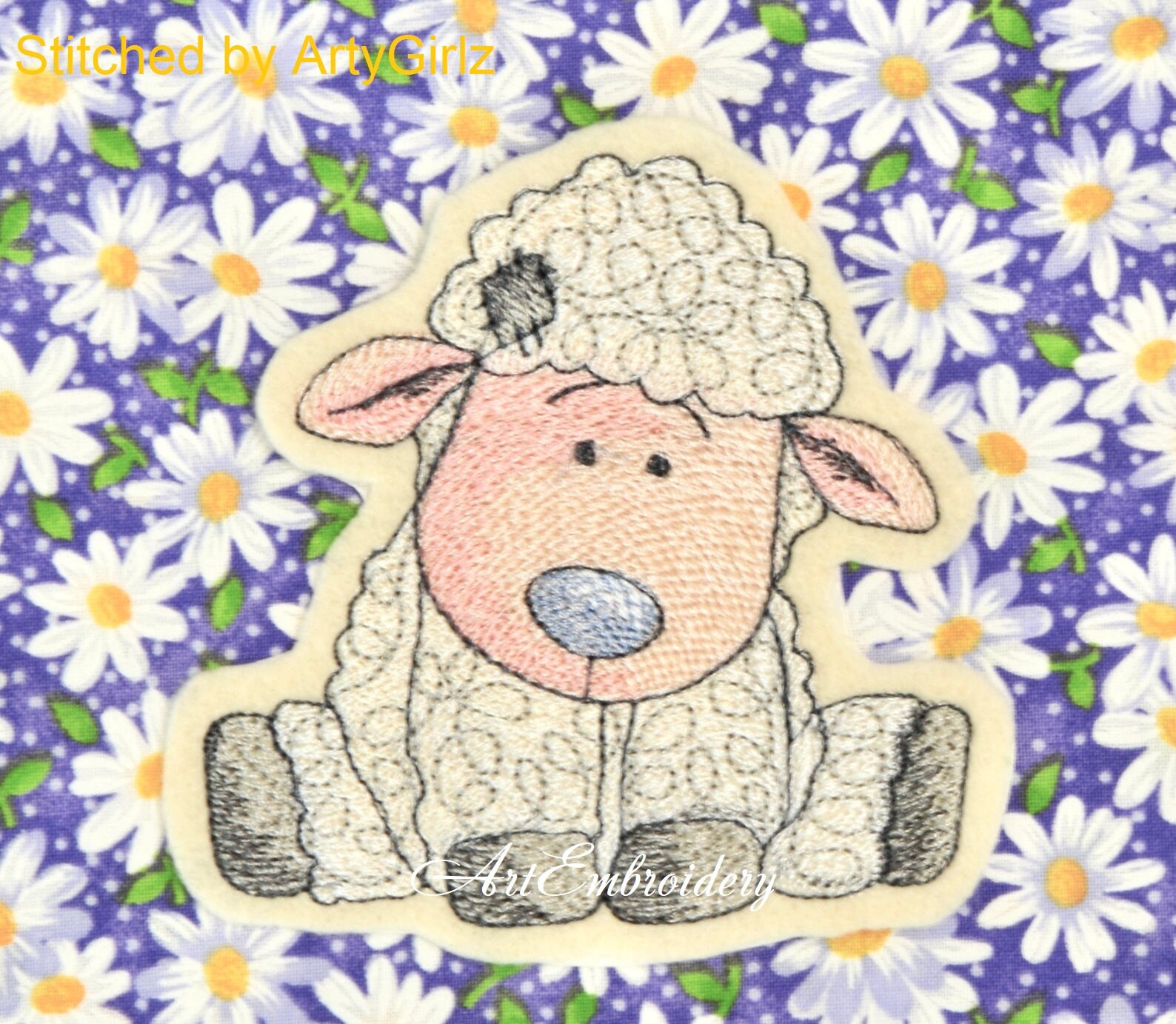 Sheep - Machine Embroidery Design, Old Toy Series, 2 Sizes, Hoop 4x4 ...