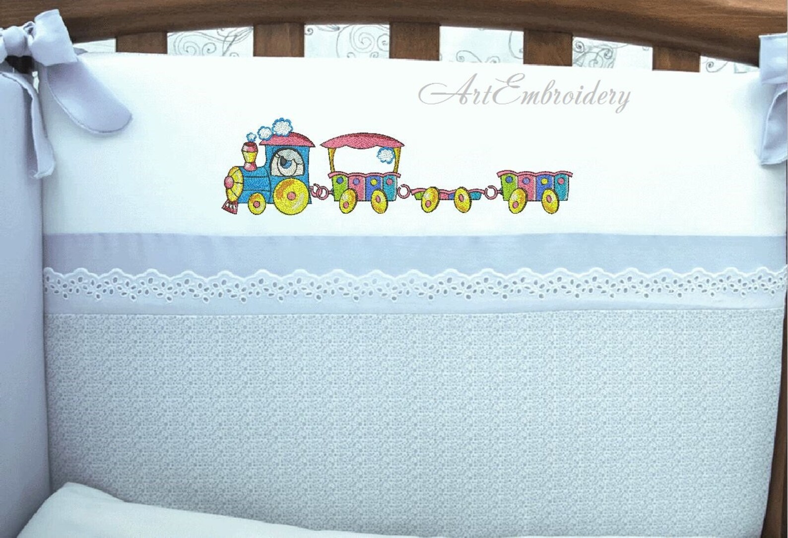 Train Machine Embroidery Transport Designs Set for a Babies - Etsy