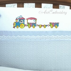 Train - Machine Embroidery Transport Designs Set for a Babies and ...