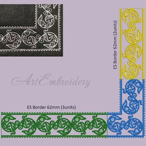 Elizabeth 1 Silver Candlewick Borders and Motifs - Machine Embroidery ...