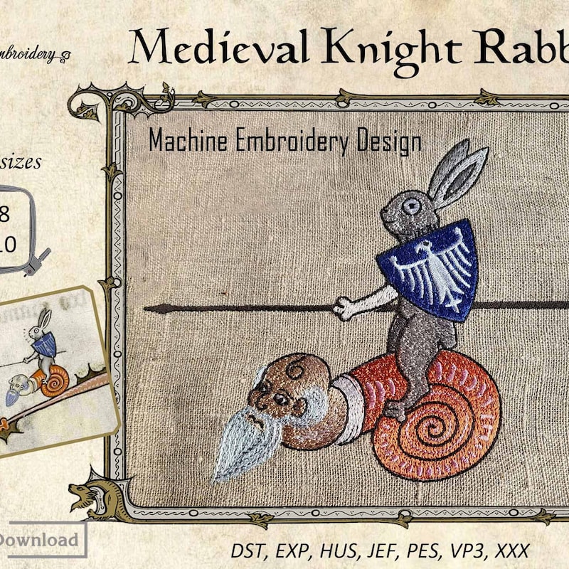 Medieval Rabbits - Etsy