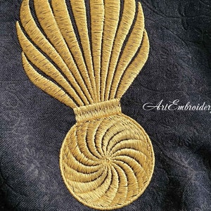 Napoleonic Grenadier Badge - Machine Embroidery Design (digital ...