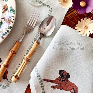 Rhodesian Ridgeback - Machine Embroidery Naturalistic Style Dog Design ...