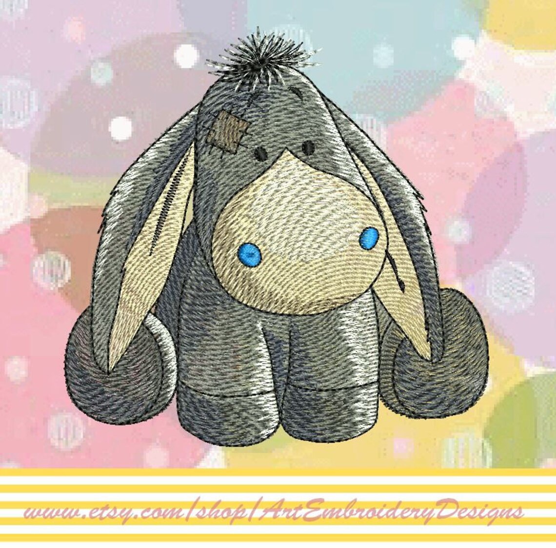 Donkey Machine Embroidery Designs Set for a Babies and - Etsy