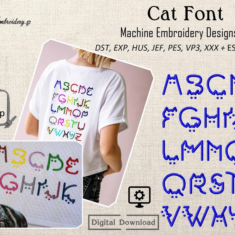 Esa Font File - Etsy
