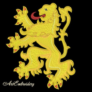 Heraldic Tabard, the Royal Badges - Applique Machine Embroidery Designs ...