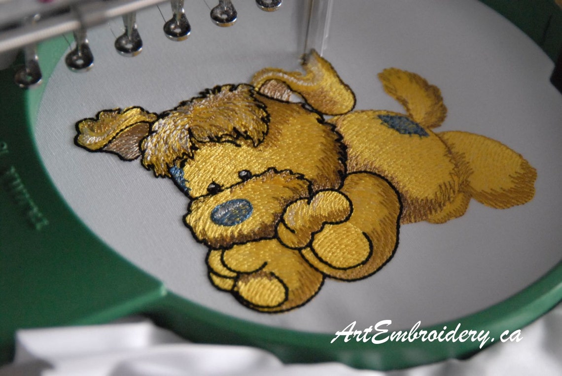 Labradoodle Dog Machine Embroidery Design - Dog Machine Embroidery ...