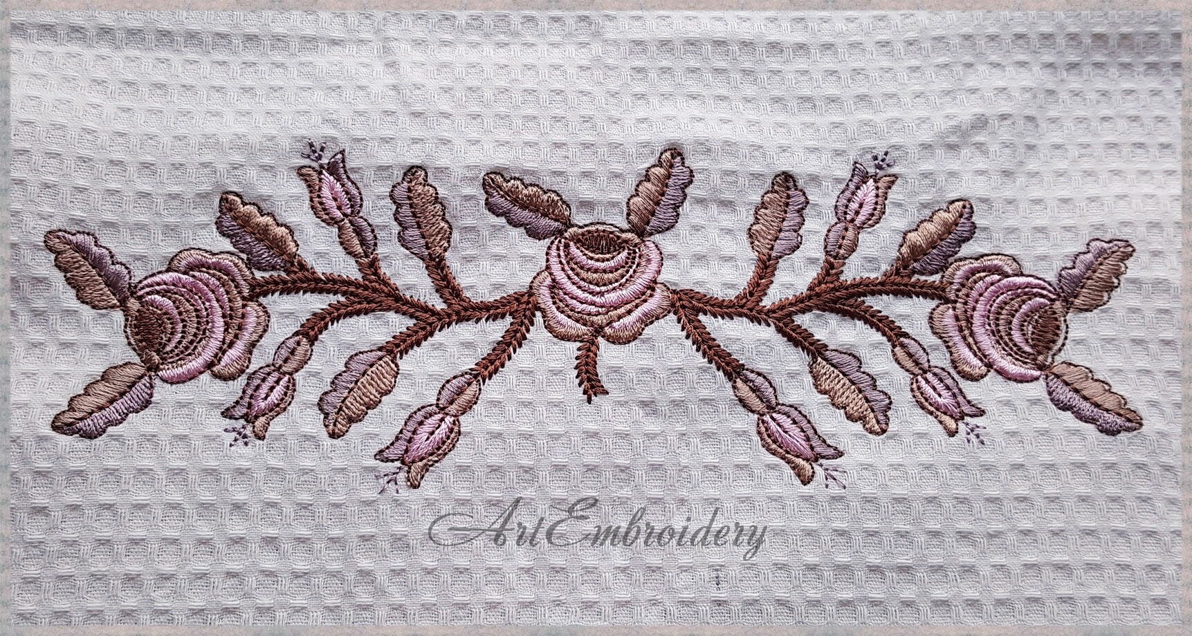 Roses Pocket Machine Embroidery Designs Set for 18-19th | Etsy