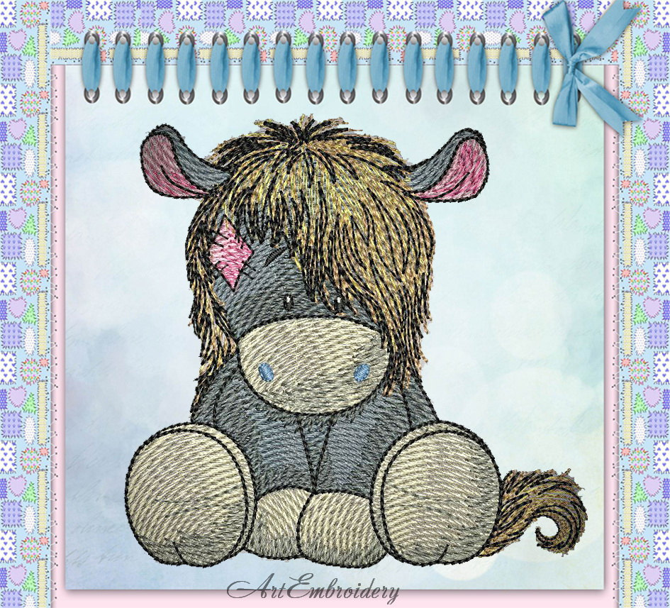 Pony - Machine Embroidery Design for a Baby and Children of Series "old ...