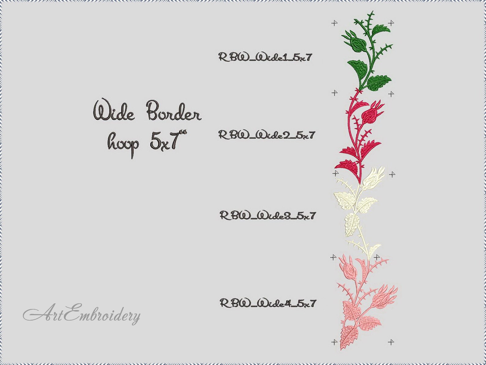 Rosebud Wave Gown Borders Late 1870s Machine Embroidery - Etsy