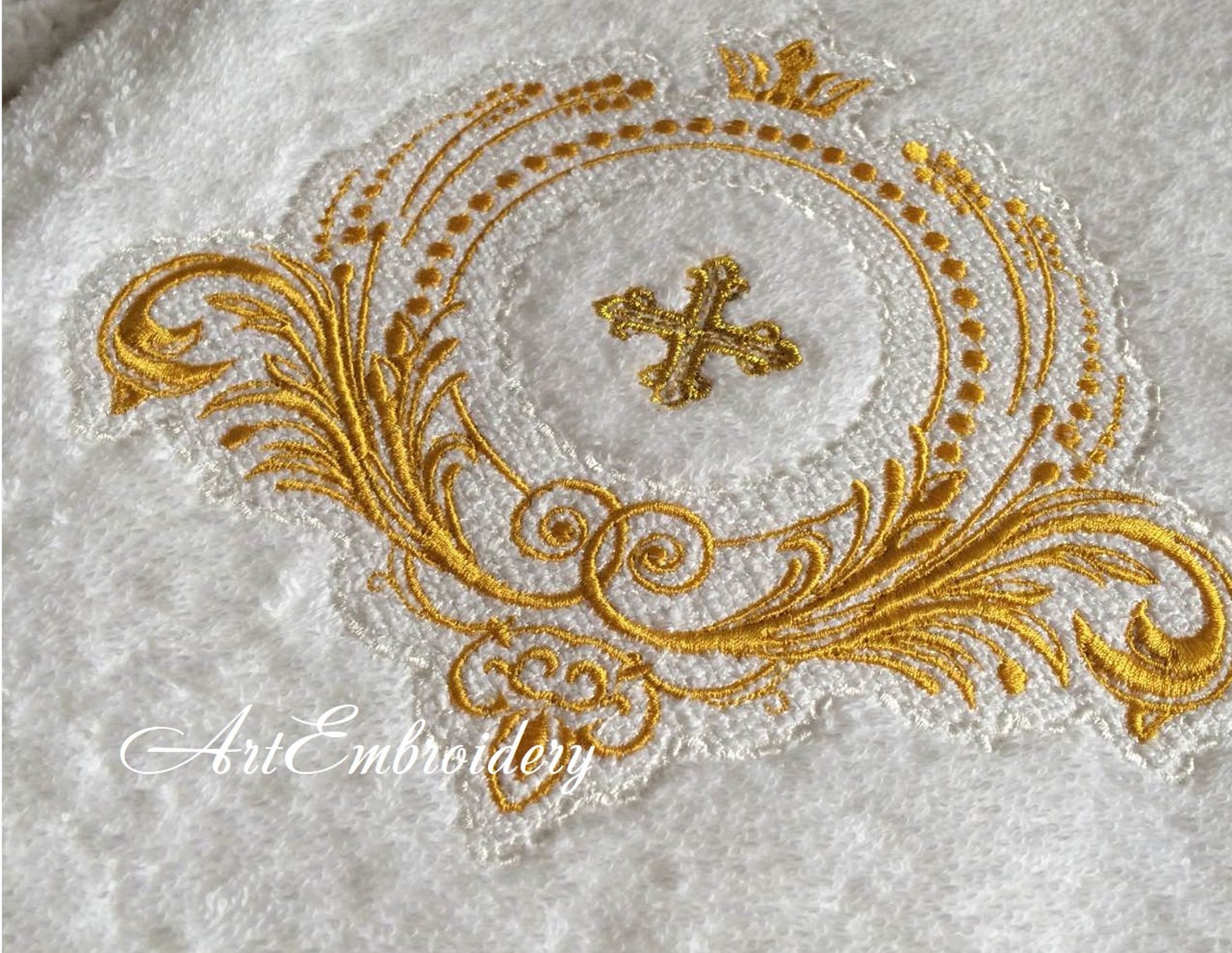 Royal Monogram Frame Machine Embroidery Design in Three | Etsy