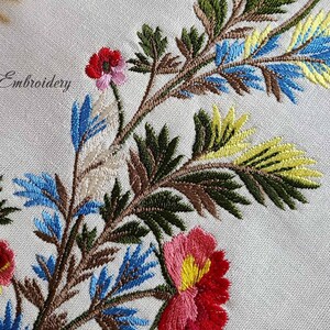 Rococo Flower Embroidery Designs: 18th Century Wave Borders (5x7, 6x10 ...