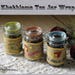 Tea Jar Wrap Set of Machine Embroidery Applique /patch - Etsy