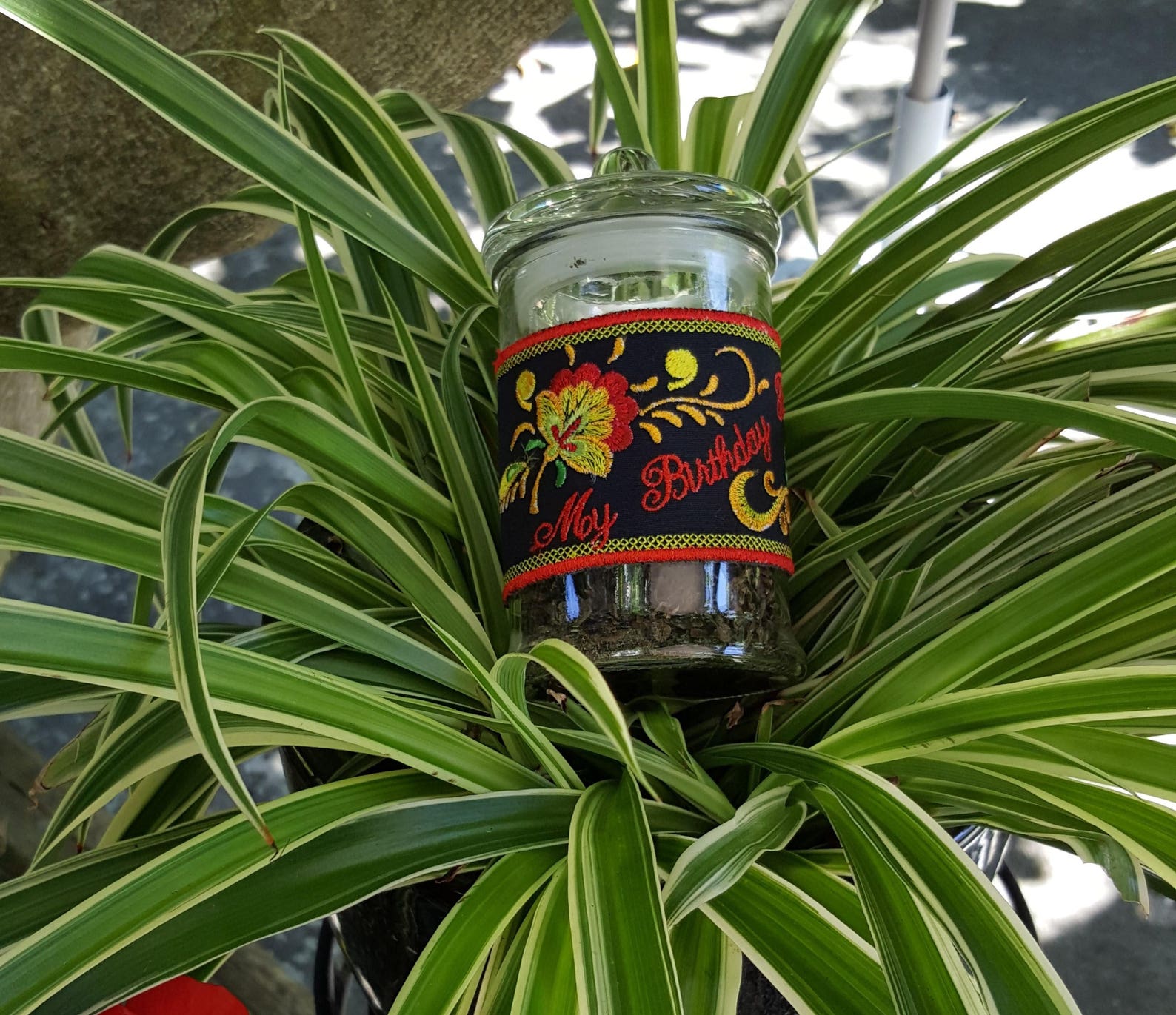 Tea Jar Wrap Set of Machine Embroidery Applique /patch - Etsy