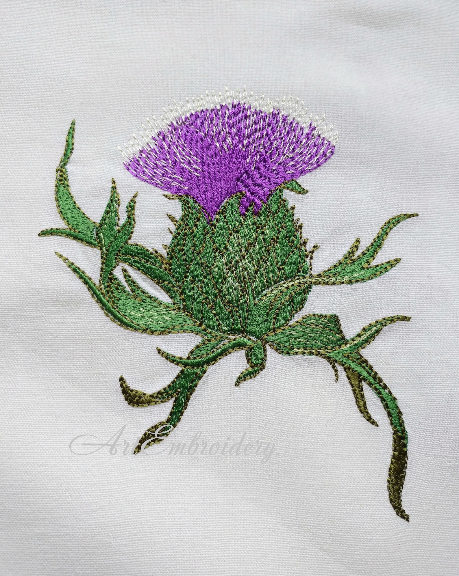 Thistle Stomacher - Machine Embroidery Design Assembled and Split Into ...