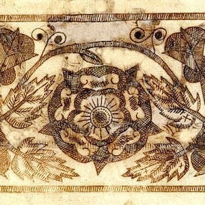 Tudor Roses Border Set 3 - Machine Embroidery Designs - Etsy