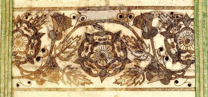 Tudor Roses Border Set 3 - Machine Embroidery Designs - Etsy