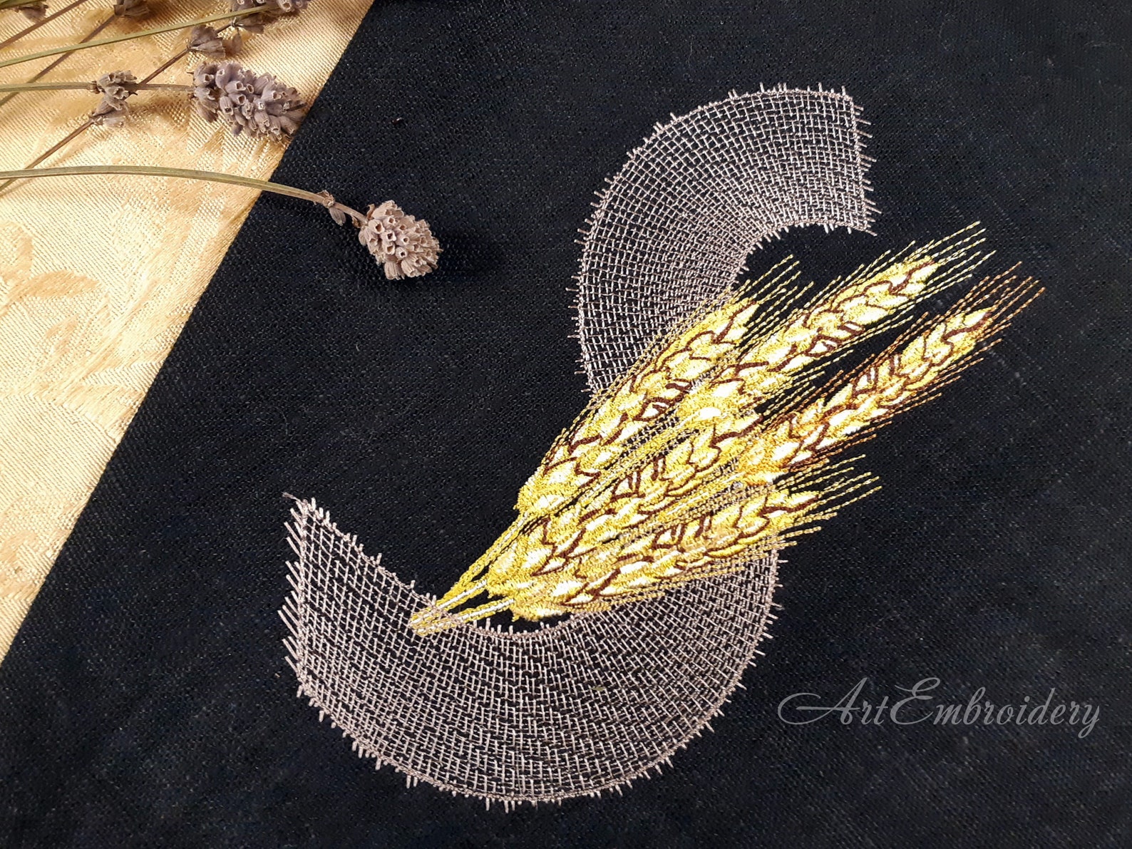 Wheat Ears Stalks of Wheat Machine Embroidery Designs Set - Etsy New ...