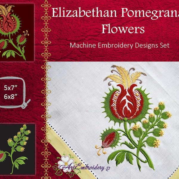 Elizabethan Machine Embroidery Designs - Etsy