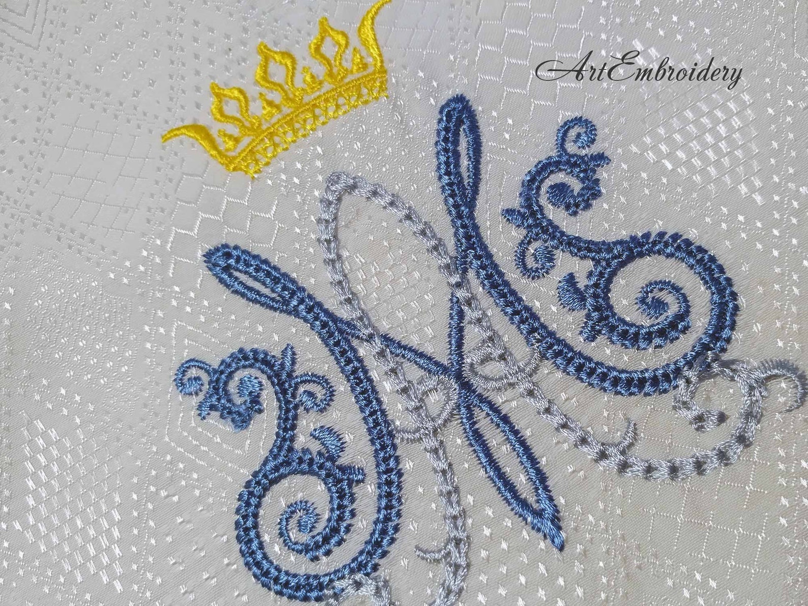 Ave Maria Monogram Machine Embroidery Design (digital Download) - Etsy ...