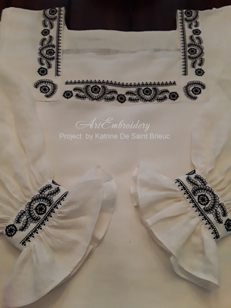 Elizabeth I Blackwork Border - Machine Embroidery Designs Set for Hoops ...