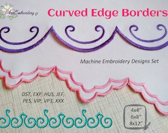 Wheat Borders Machine Embroidery Designs Set - Etsy Canada