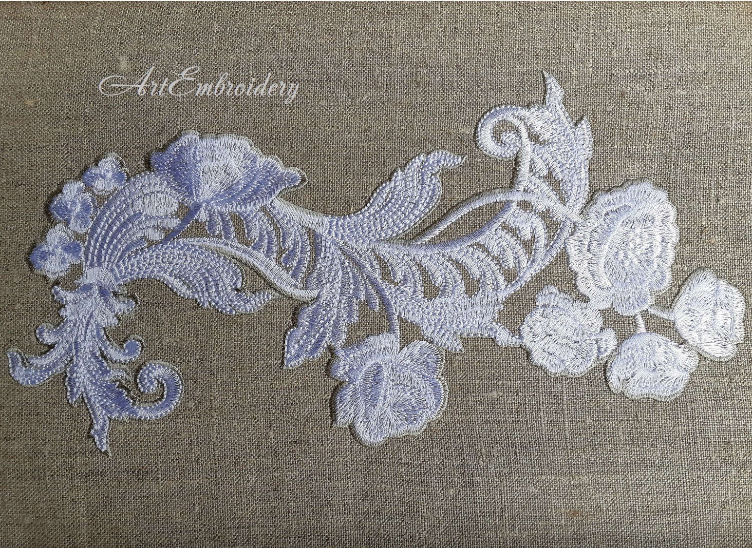 Floral Patch Machine Embroidery Design for Hoop 6x10 | Etsy