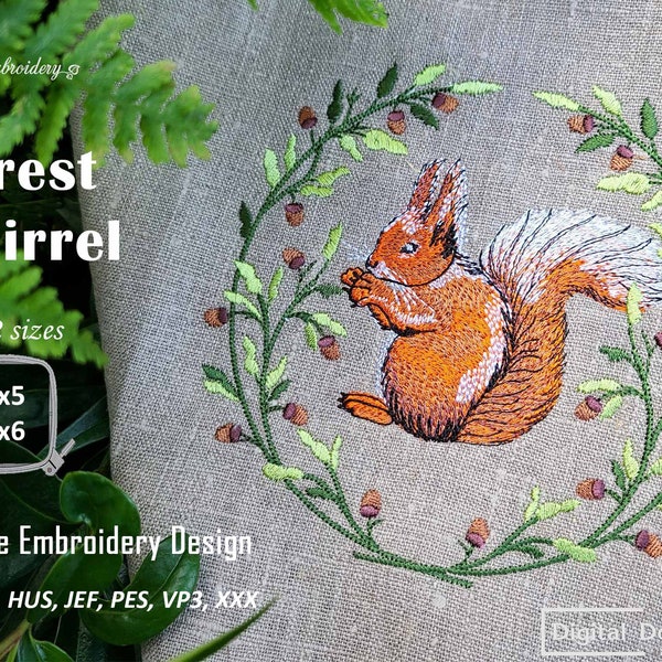 Woodland Embroidery - Etsy