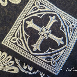 Wooden Cross - Machine Embroidery Christian Religious Designs Set for ...