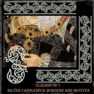 Elizabeth 1 Silver Candlewick Borders and Motifs - Machine Embroidery ...