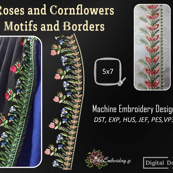 Borders for Men Embroidery File - Etsy