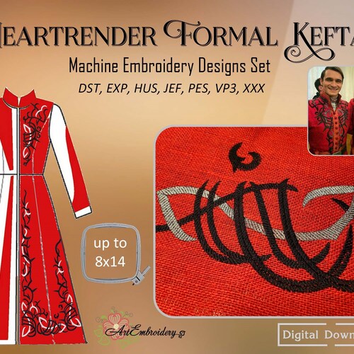 Durast Kefta Machine Embroidery Designs Set for Cosplay - Etsy