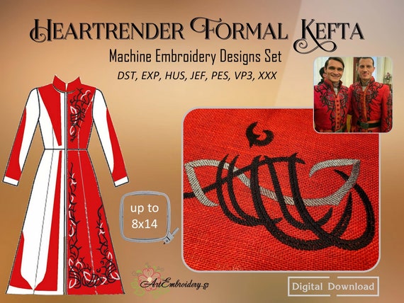 Heartrender's Formal Kefta Machine Embroidery Designs - Etsy