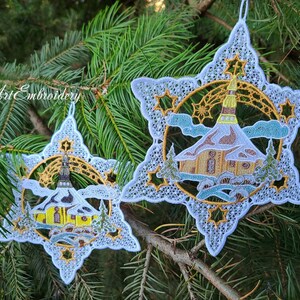 FSL Blessed Star: Machine Embroidery Lace Design (digital Download) - Etsy