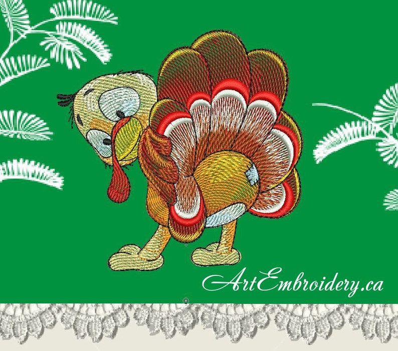 Turkey Machine Embroidery Designs Set for a Babies and | Etsy