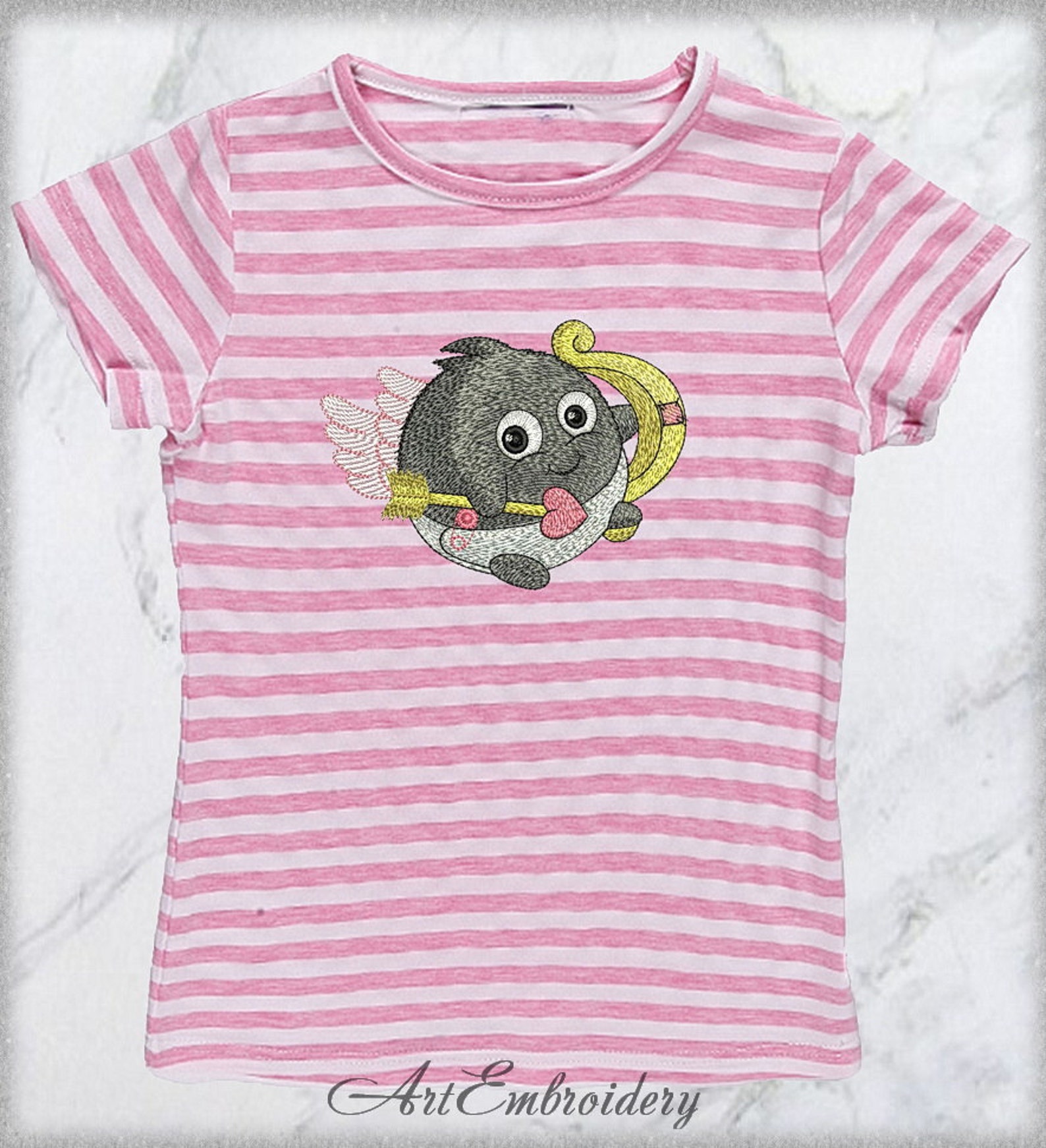 Cupid - Machine Embroidery Design for a Babies and Children of a Series ...