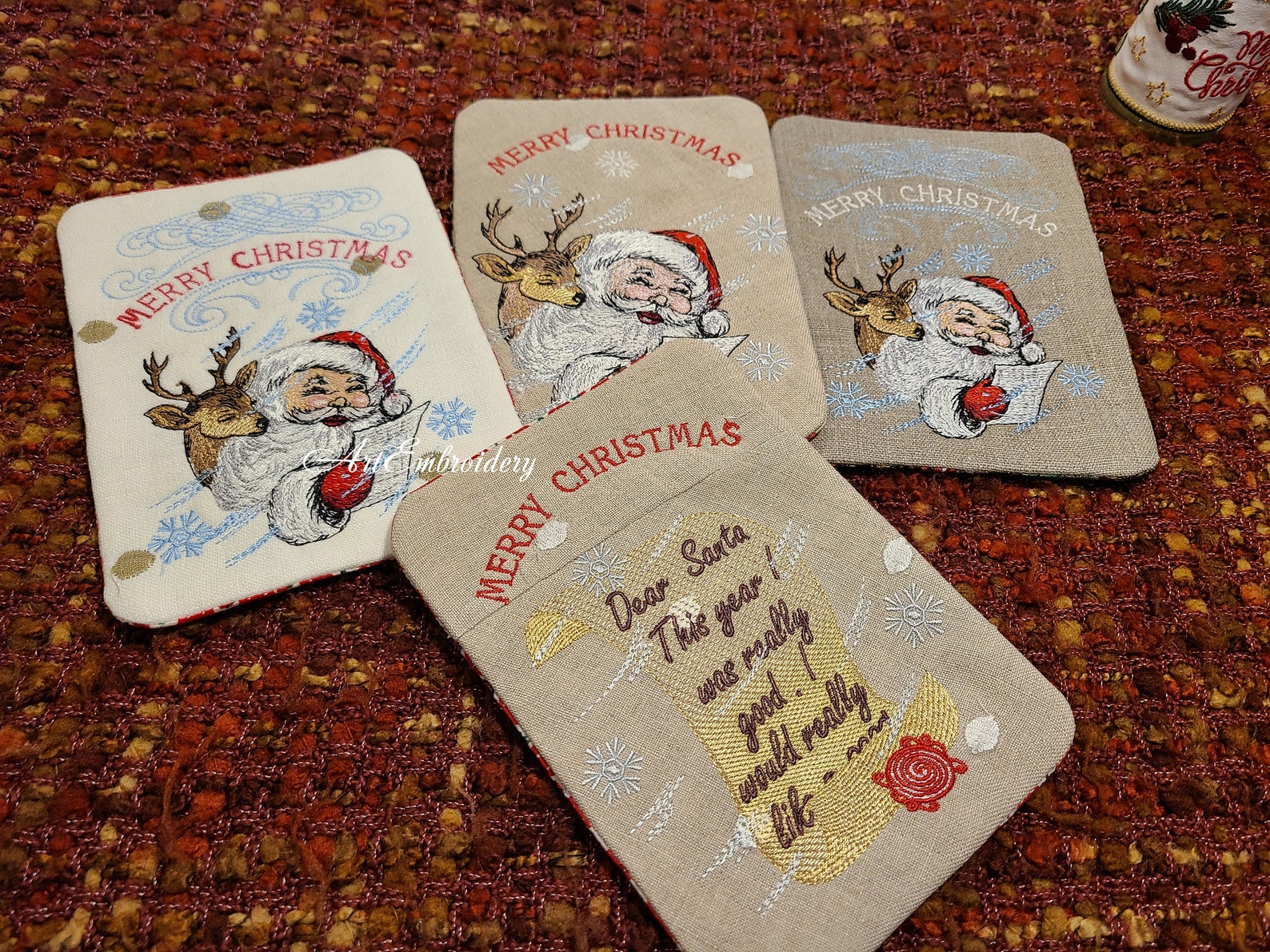 Dear Santa Machine Embroidery Design in 3 Sizes for Hoop - Etsy