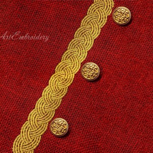 Pre-napoleonic French Military Braided Waistcoat, 1780 - Machine ...